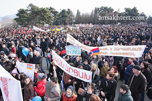 Thousands Gather in Stepanakert to Mark 30th Anniversary of Artsakh ...