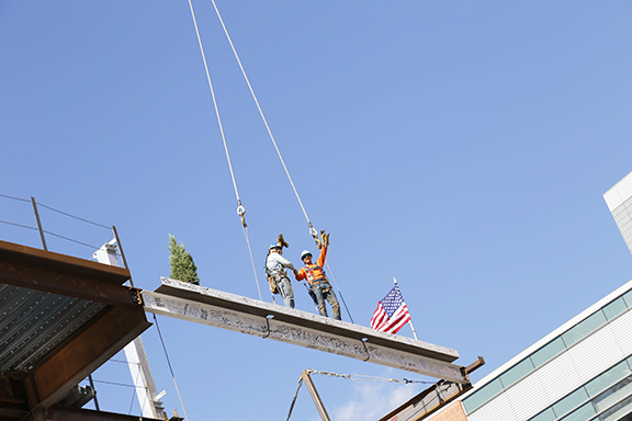 CHA HPMC Celebrates Topping Out, Beam Signing Ceremony - Asbarez.com