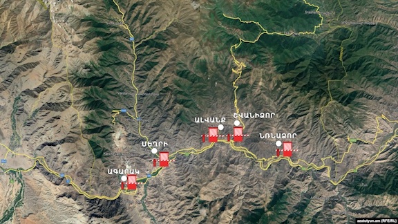 Russian Border Guards Set Up Checkpoints In Meghri - Asbarez.com