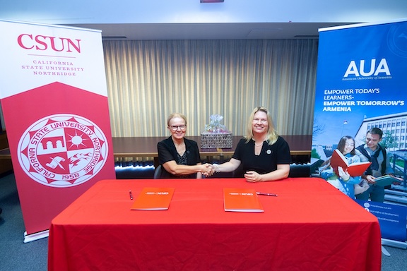 AUA and CSUN Sign Memorandum of Understanding - Asbarez.com
