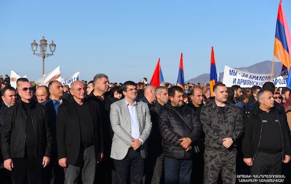 ARTSAKH RISES UP: Tens of Thousands Take to Streets to Reject Attempts ...