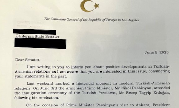 Turkish Consul General to L.A. Lobbies Elected Officials to Ignore ...