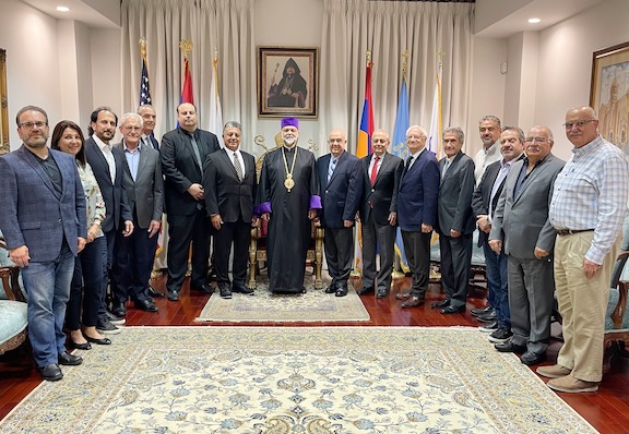 ARF Western U.S. Central Committee Visits Western Prelate - Asbarez.com