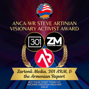 301, The Armenian Report and Zartonk Media to Receive ‘Steve Artinian ...