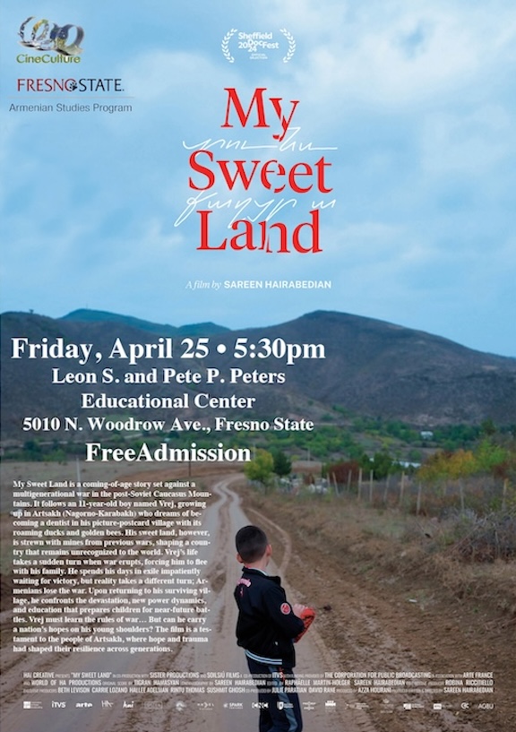 Fresno State to Host Screening of 'My Sweet Land' - Asbarez.com