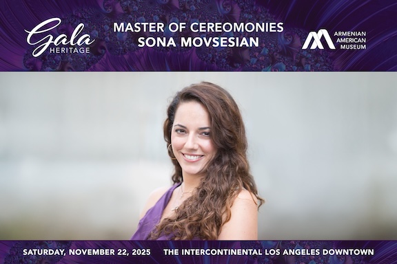 Media Personality Sona Movsesian to MC Armenian American Museum Heritage Gala - Asbarez.com