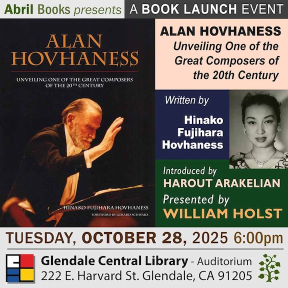 Abril Books to Host Launch Event for New Book on Composer Alan ...