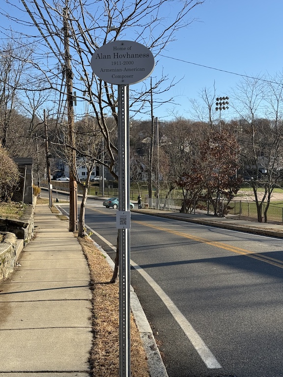 Street Sign Honoring Composer Alan Hovhaness Unveiled in Arlington ...