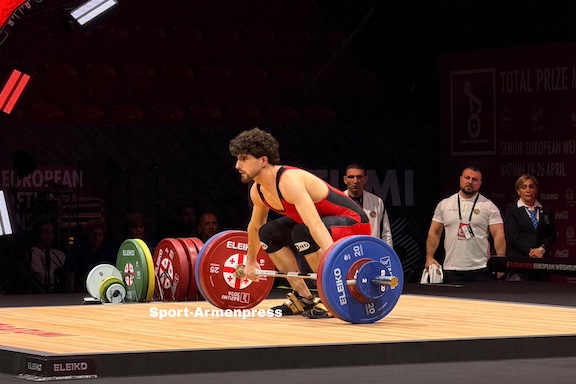 Malkhas Amoyan Wins Gold at European Weightlifting Championship ...